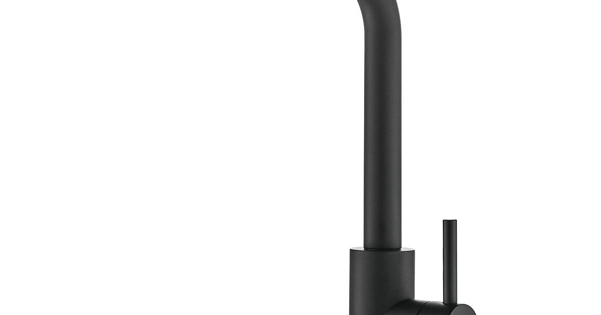 Смеситель для кухни с мультифункциональным изливом Shevanik S263H, черный купить по цене 4 496 руб.